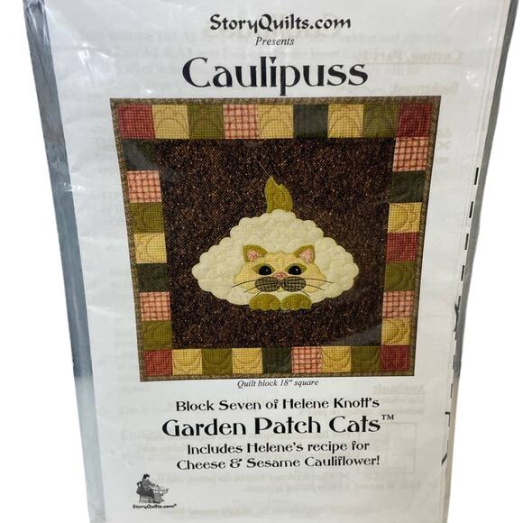 Story Quilts | Accents | Story Quilts Garden Patch Cats Caulipuss Helen ...